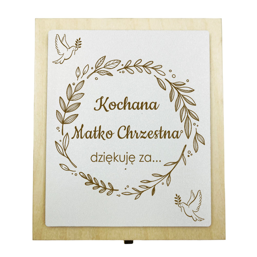 Podziękowanie dla Rodziców Chrzestnych Komunia - prezent dla Matki Chrzestnej Ojca Chrzestnego ...